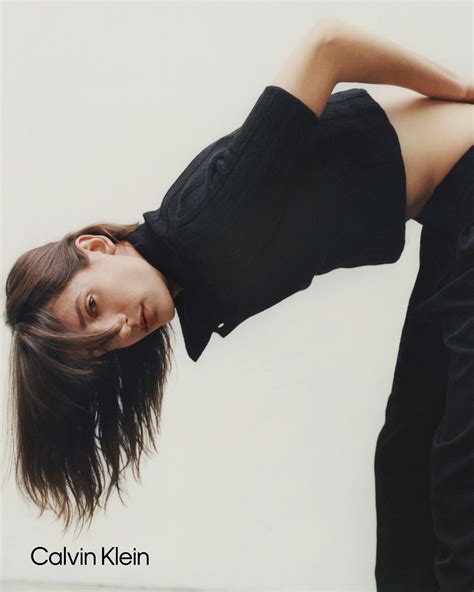 Senta Simond For Calvin Klein News