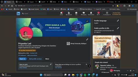 Priyanka Lad On Linkedin Webdevelopment Topvoice Gratitude
