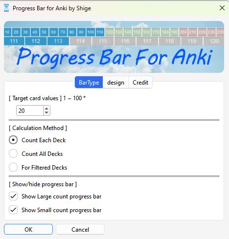 Chunk Progressbar Shige Addons Wiki