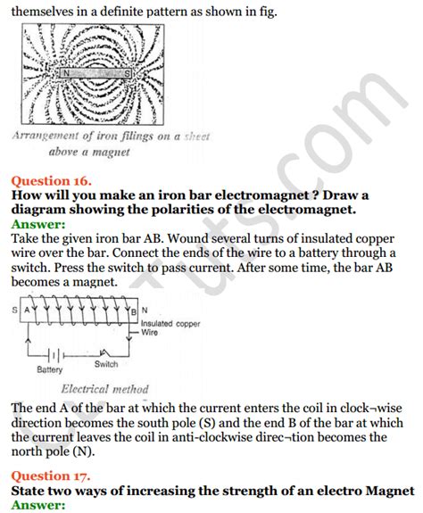 Selina Concise Physics Class 6 Icse Solutions Chapter 6 Magnetism