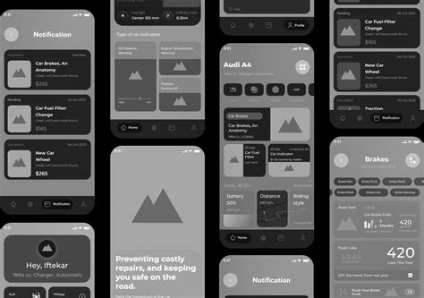 Car Maintenance Mobile App Ui Design Behance