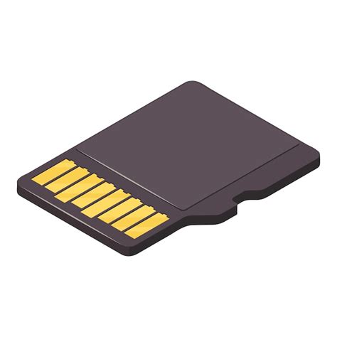 Premium Vector Memory Flash Drive Icon Isometric Illustration Of Memory Flash Drive Vector