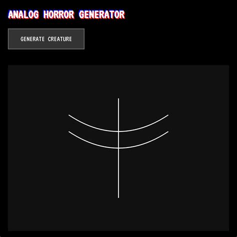 Analog Horror Image Generator