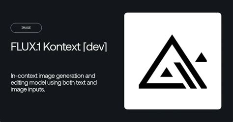 black forest labs 推出 flux 1 kontext cometapi 一个 api 即可实现所有 ai 模型