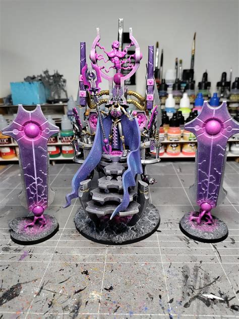 Printed And Painted Szarekh The Silent King For My Necron Army R