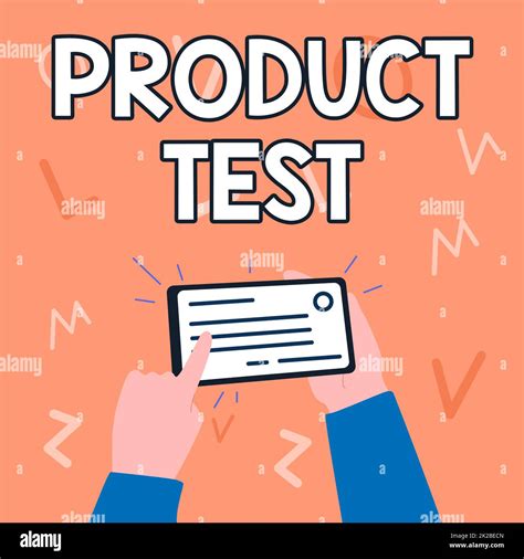 Writing Displaying Text Product Test Word Written On Process Of Measuring The Properties Or