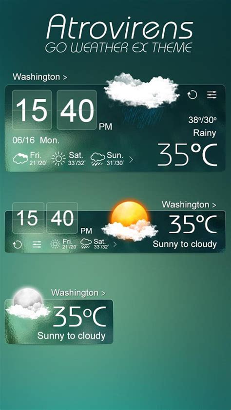 ATROVIRENS THEME GO WEATHER EX APK For Android Download
