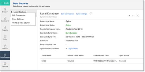 import data from amazon aurora l zoho analytics help