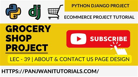 39 Online Grocery Shop Project Python Django About And Contact Us Page Design Youtube
