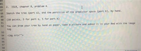 1 84 85 86 2 Islr Chapter 8 Problem 4 87 88