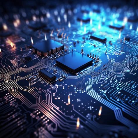 Premium Photo Realistic Backdrop Of A Microchip Processor Generative Ai