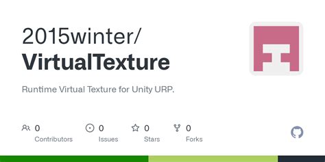 Github 2015wintervirtualtexture Runtime Virtual Texture For Unity Urp