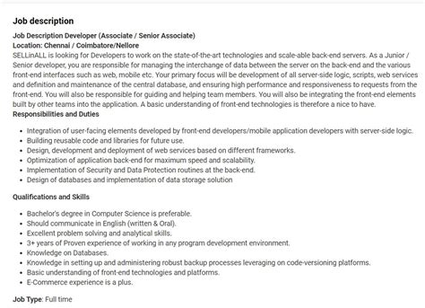 Manojkumar Rajendran On Linkedin Hi All One Of My Friend Recruiting For This Position Find