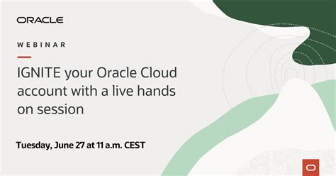 Dushmanta Roy On Linkedin Ignite Your Oracle Cloud Account With A Live Hands On Session
