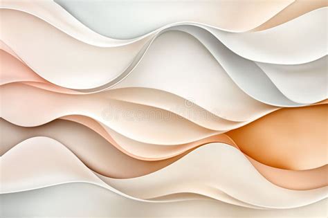 Abstract Swirling Waves In Soft Pastel Colors Creating A Calming And Serene Visual Experience