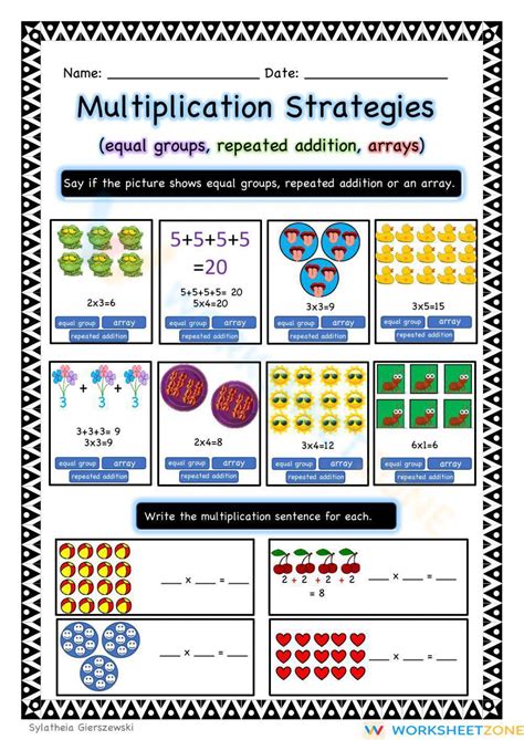 Easy Free Printable Multiplication Strategies Guide Printable Art And Words