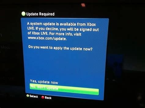 Xbox 360 Latest Update Live