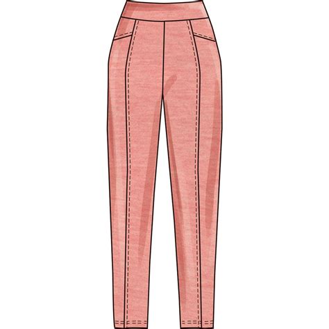 New Look Sewing Pattern N6771 Misses Knit Top And Pants 6771 Patterns And Plains