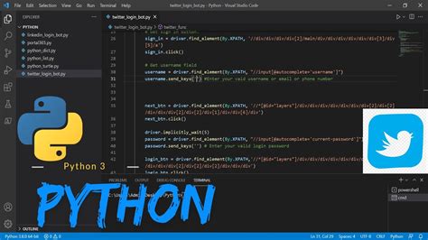 Python Selenium Twitter Automatic Login Bot 2022 Python3 Selenium
