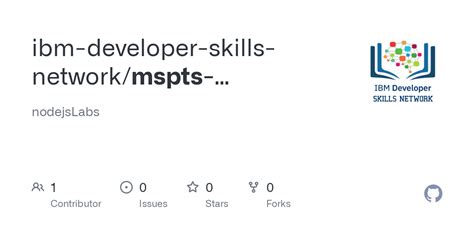 Github Ibm Developer Skills Network Mspts Nodejslabs Nodejslabs