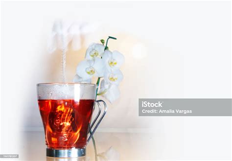 자메이카의 꽃 꽃잎의 본질을 제공 무엇에 차 한잔에서 개별 찻주전자를 해제 물에 붉은 아닐린의 연기 0명에 대한 스톡 사진 및 기타 이미지 Istock