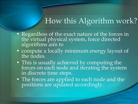 Ppt Force Directed Algorithm Powerpoint Presentation Free Download