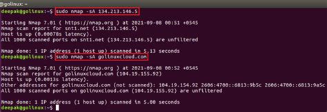30 Nmap Command Examples In Linux Cheat Sheet Golinuxcloud