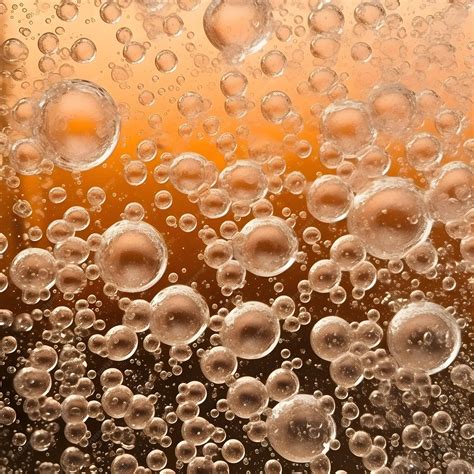 Premium Ai Image Fizzy Soda Bubbles Texture