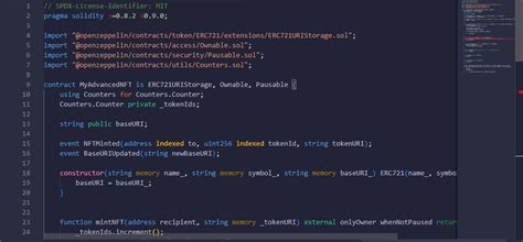 Nft Blockchain Solidity Ethereum Erc721 Web3 Cryptodev Smartcontracts Openzeppelin
