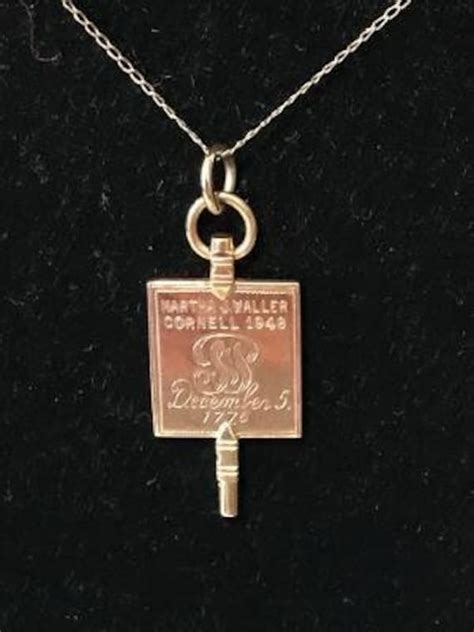 1948 Cornell University Phi Beta Kappa 10k Yellow Gol… Gem