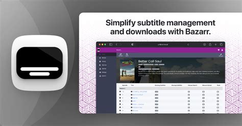 Bazarr Umbrel App Store