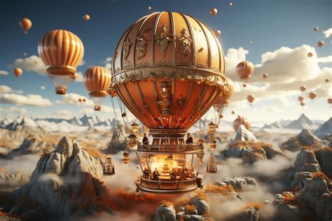 Premium AI Image Whimsical Depiction Of A Camera Lens Transforming