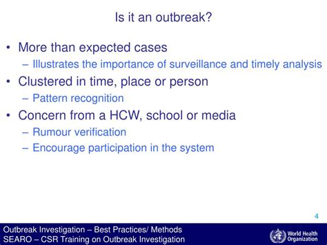 Ppt Outbreak Investigation Powerpoint Presentation Free Download Id 699054