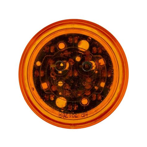 9 Led 2 Round Light Clearancemarker Amber Ledamber Lens • Bts