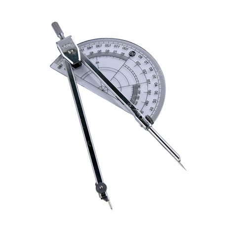 Compass Pencil Measuring Tool Protractor Compass Pencil Measuring