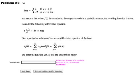 Solved Problem 6 Let F T 2 1