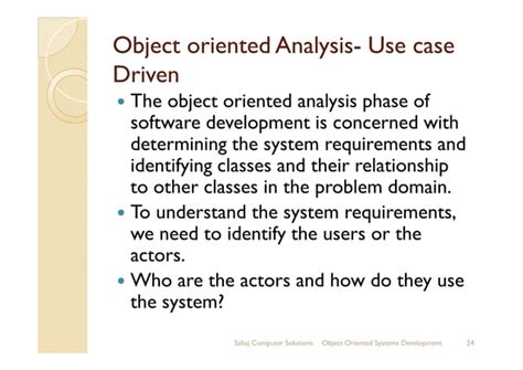 Object Oriented Systems Development Life Cycle Ppt Pdf Operating Systems Computer Software