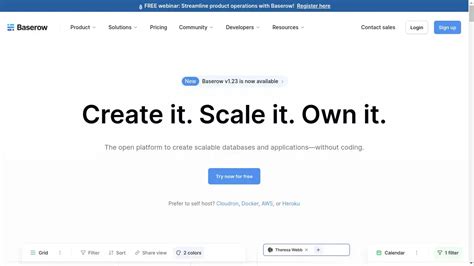 no code database software 11 tools to try in 2024 ui bakery blog