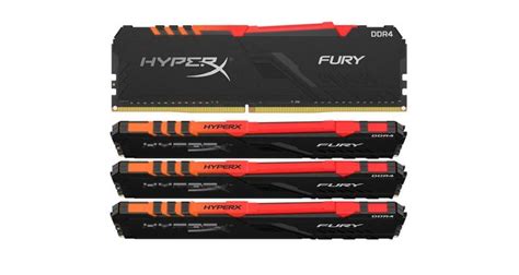 Hyperx Introduces Fury Ddr4 Rgb And Fury Ddr4 Memory