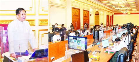 နိုင်ငံတော်စီမံအုပ်ချုပ်ရေးကောင်စီဥက္ကဋ္ဌ နိုင်ငံတော်ဝန်ကြီးချုပ် ဗိုလ်ချုပ်မှူးကြီး မင်းအောင်လ