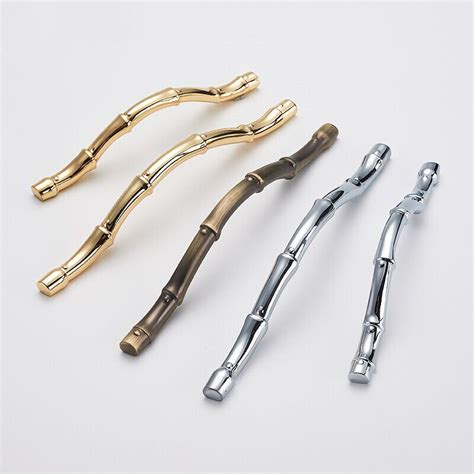 캐비닛 가구 핸들 중국 스타일 아연 합금 대나무 빈티지 옷장 주방 도어 당겨 찬장 서랍 옷장 손잡이 하드웨어 생활용품 보수용품