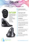 DELUX M618 Vertical Mouse User Manual Manualzz