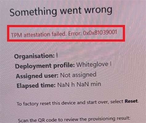 Tpm Attestation 0x81039001 Lenovo Carbon X1 During Autopilot