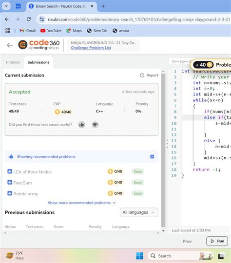 Day14 Ninjaslayground Codingninjas Codingchallenge Shivani Pathak