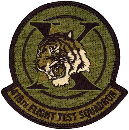 418th Flight Test Squadron Ocp Flightline Insignia