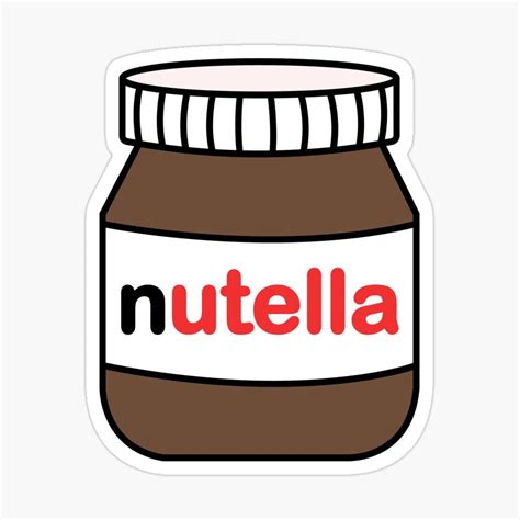 Nutella Sticker By Noorullah Karim