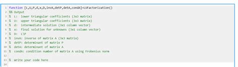 Solved LU Decomposition My Solutions This Problem Has Four Chegg