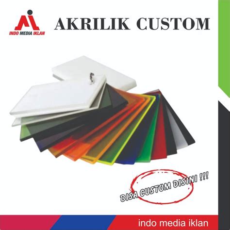 Jual Akrilik Custom Akrilik Akrilik Acrylic Akrilik Bening Akrilik Lembaran Shopee Indonesia