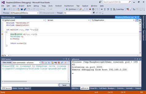 Developing Graphical Applications For Raspberry Pi With Qt5 Visualgdb
