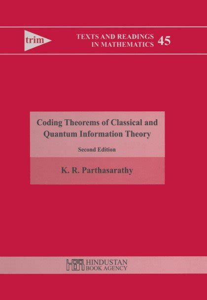 coding theorems of classical and quantum information theory softarchive
